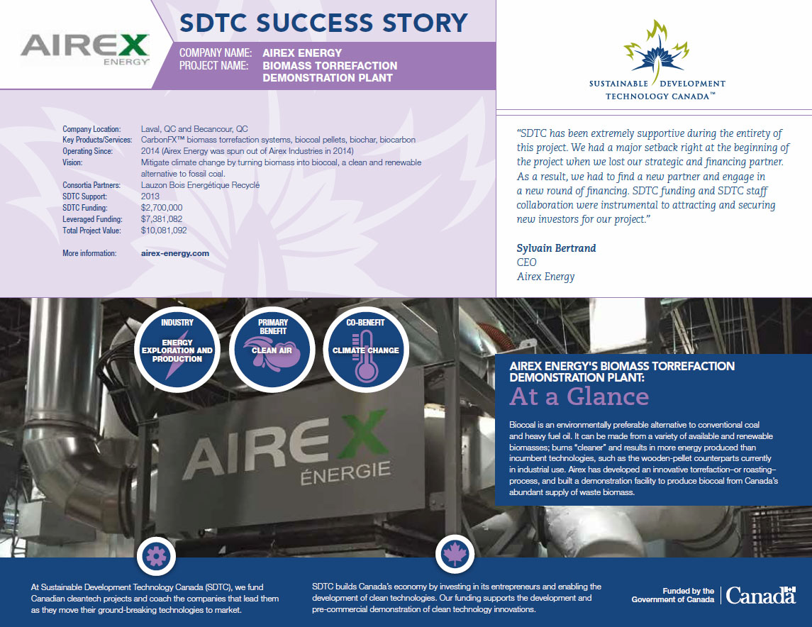 SDTC Success Story - Airex Energy